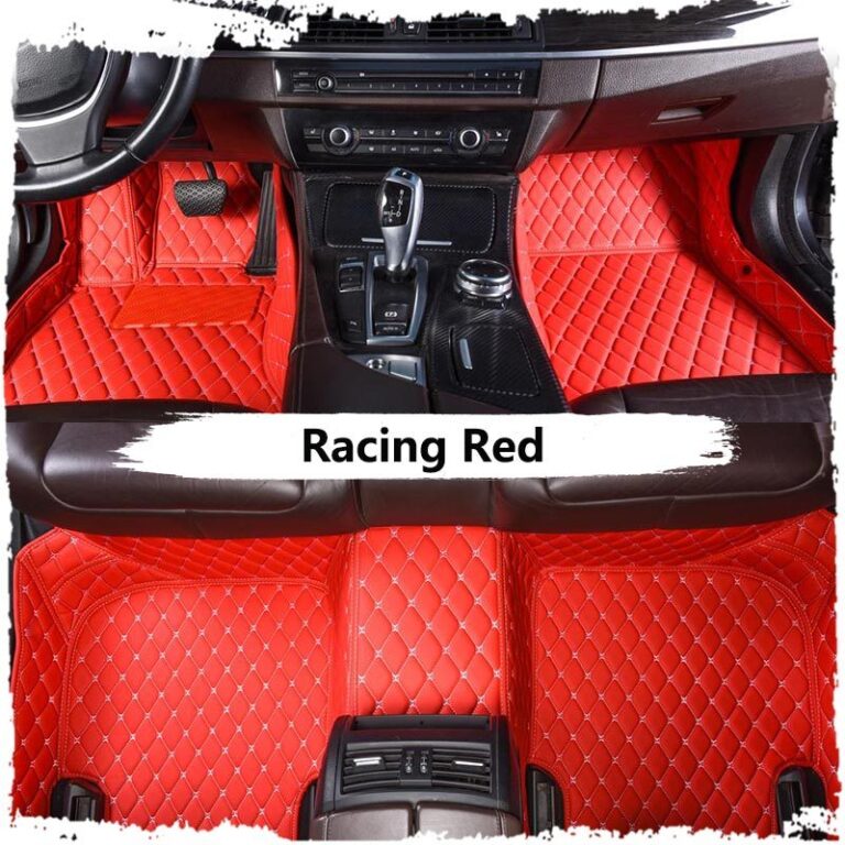 Racing Red Luxury Custom Car Mats - Witamats