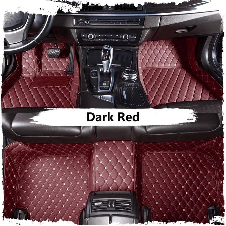 Dark Red Luxury Custom Car Mats - Witamats